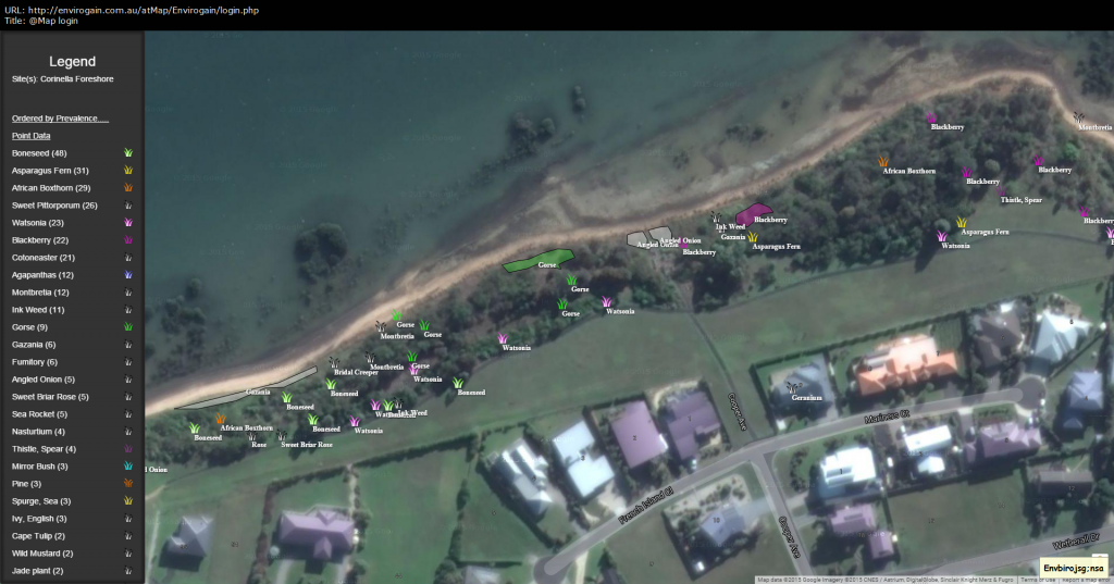 Corinella Map | Envirogain